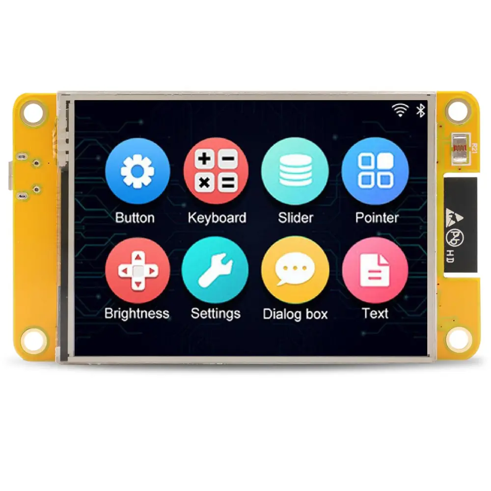 Modulshop - ESP32 Wroom LVGL 2,8 érintőkijelzős fejlesztőmodul - 7.800 Ft